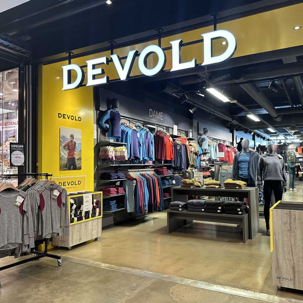 Devold - Vestlandets største merkevareby | Norwegian Outlet Stavanger